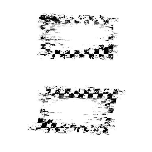 Race flag grunge pattern sports symbol Royalty Free Vector