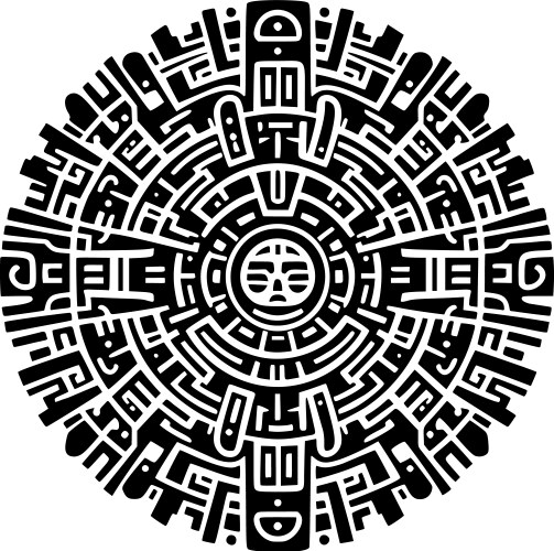 Aztec Sun Vector Images (over 3,100)