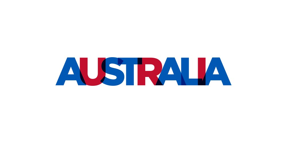 Australia Text Flag Vector Images (over 1,000)