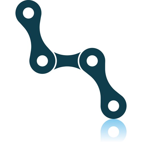 Symbol chain Royalty Free Vector Image - VectorStock