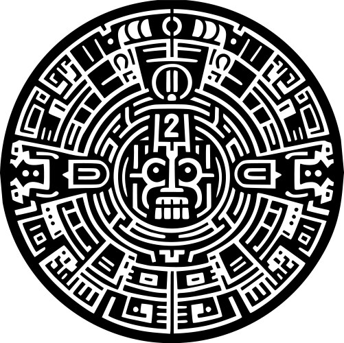 Aztec Calendar Vector Images (over 820)