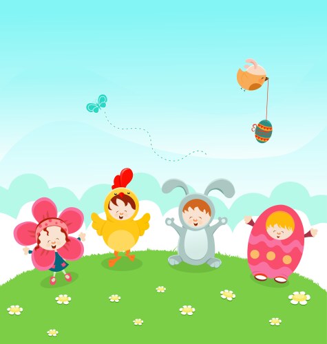 Spring Kids Vector Images (over 57,000)