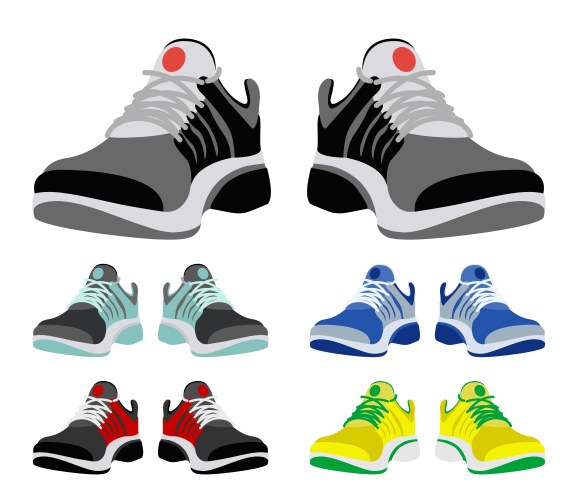 Sport shoes Royalty Free Vector Image - VectorStock