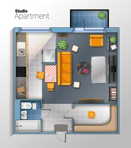 Indoor Plants Top View Vector Images (over 390)
