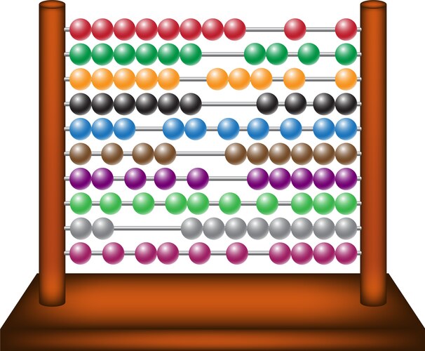 Wooden Abacus - Educational Tool – Royalty-Free Vector | VectorStock