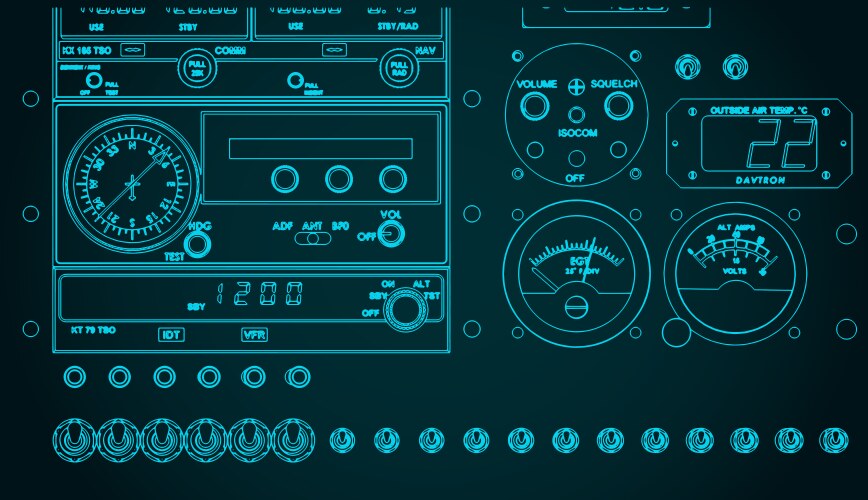 Hud infographic dashboard panel with space sphere Vector Image