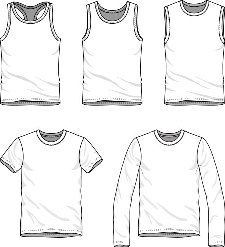 Clothing set Royalty Free Vector Image - VectorStock