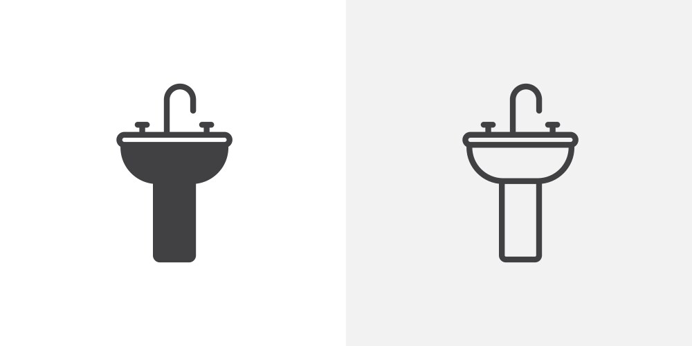 Kitchen Sink Line Drawing Vector Images (over 510)