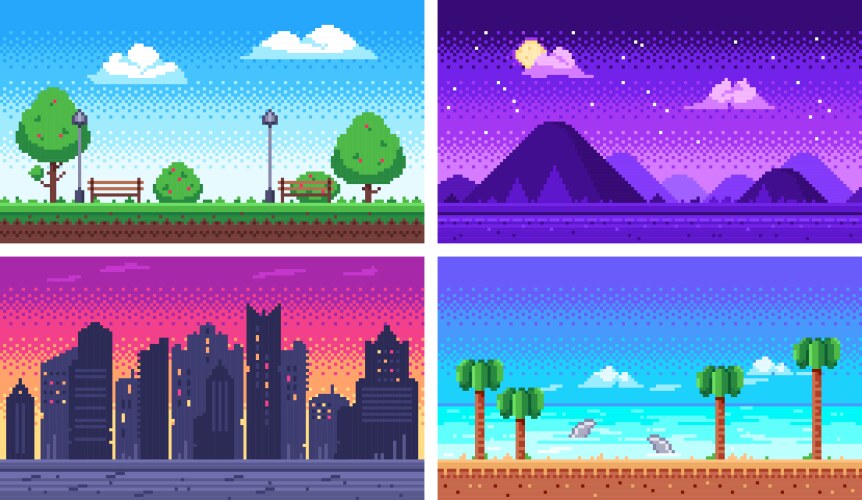 8 Bit Pixel Art Vector Images (over 15,000)