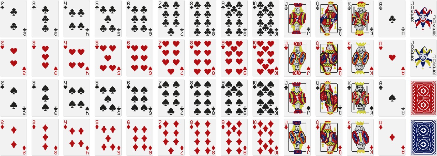 Playing Cards Deck Vector Images (over 18,000)