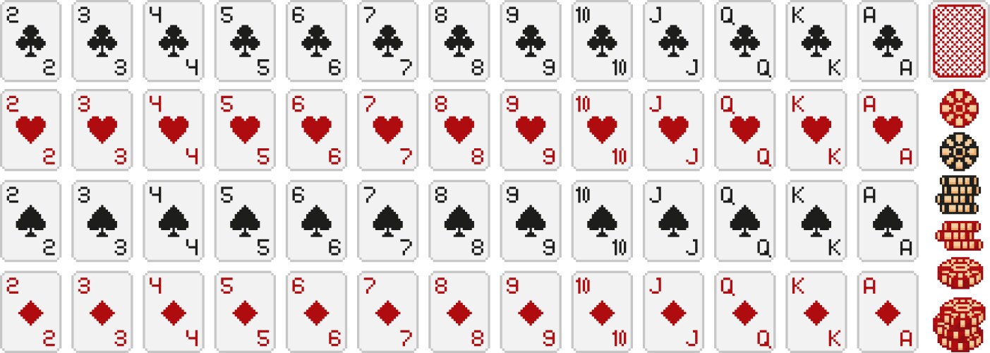 Pixelated Number Vector Images (over 4,300)