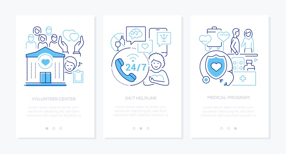 Disability people social caring volunteer society Vector Image