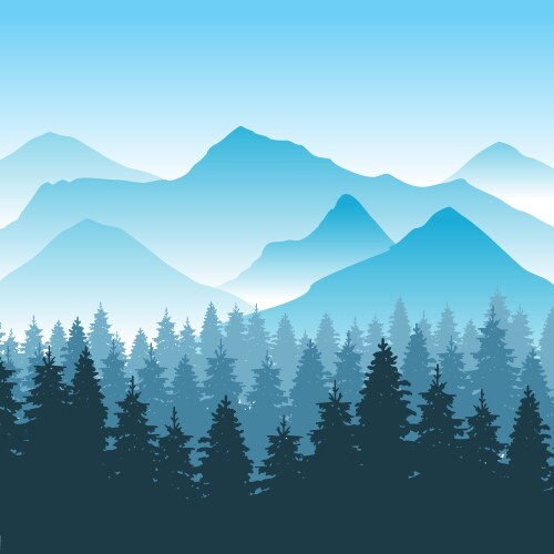 Topographic map background of mountain terrain Vector Image