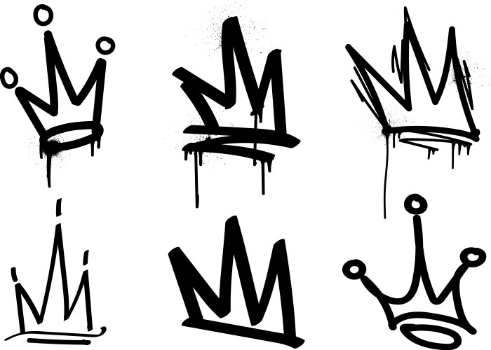 Graffiti Crowns Vector Images (over 2,100)