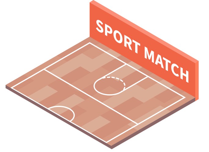 Sport field icon Royalty Free Vector Image - VectorStock