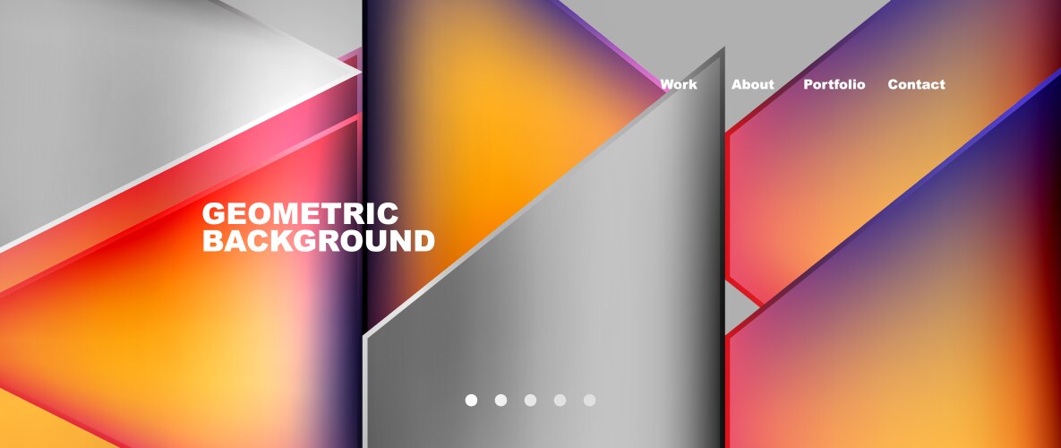 Product geometric background with colorful Vector Image