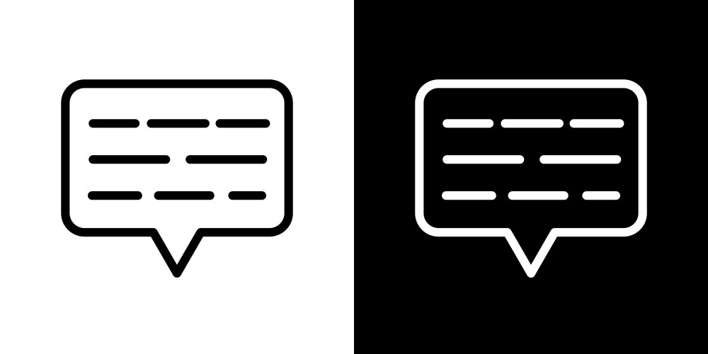 Closed caption icon set video captions Royalty Free Vector