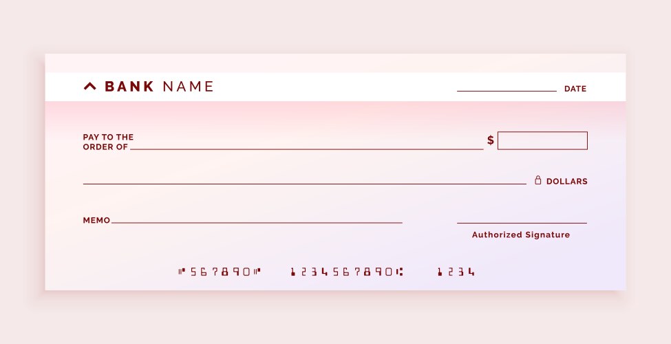 Bank Cheque Gift Voucher Vector Images (over 270)
