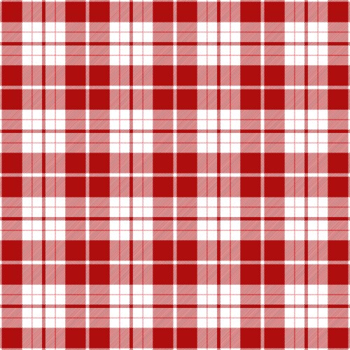 Red White Checkered Background Checkered Pattern Red White Vector