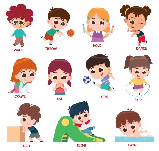 Verb Cartoon Vector Images (over 260)
