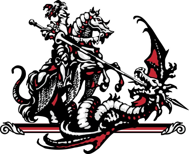 Medieval Knight Helmet Sticker Royalty Free Vector Image