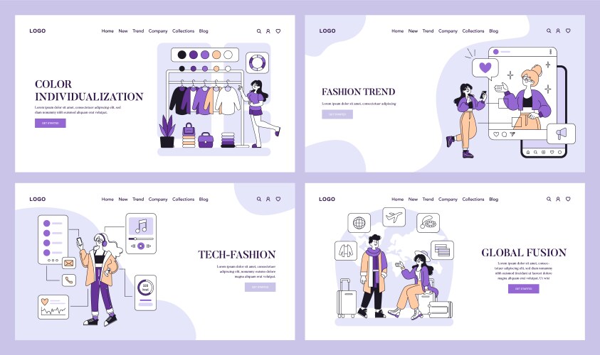 Personalization flat Royalty Free Vector Image