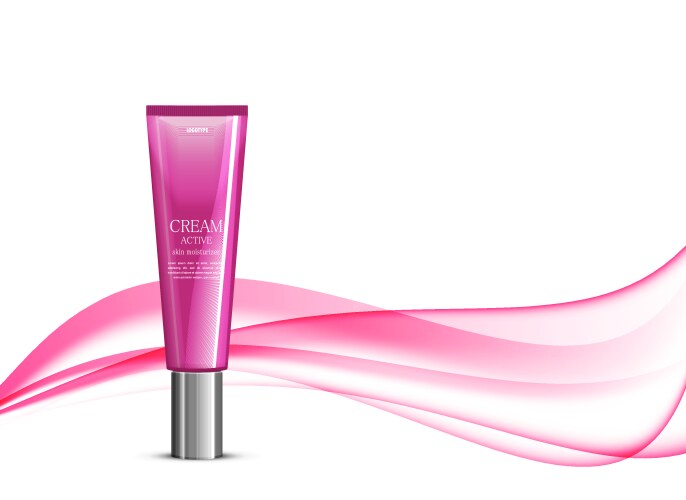Skin moisturizer cosmetic design template Vector Image