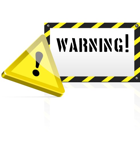 Warning background Royalty Free Vector Image - VectorStock