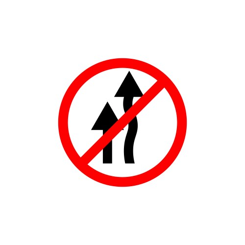 No u turn road sign icon set prohibition Vector Image
