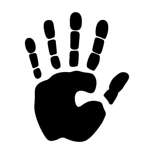 Right Human Handprint Vector Images (over 130)