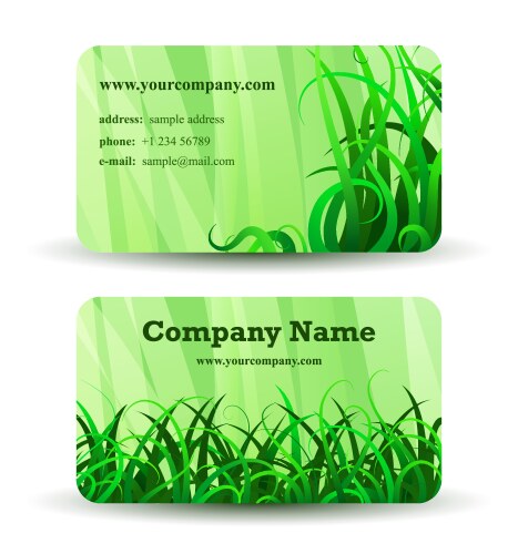 Business card template Royalty Free Vector Image