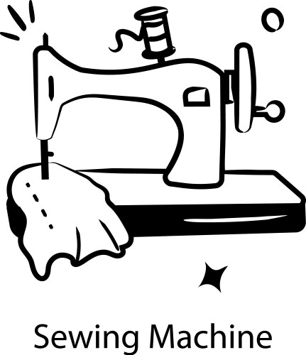 Doodle sewing banners tailoring – Royalty-Free Vector | VectorStock