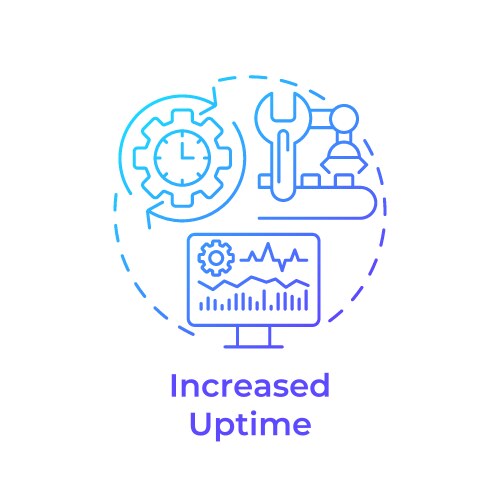 Rum blue gradient concept icon Royalty Free Vector Image