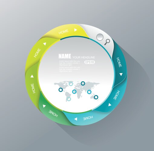 Web panel set Royalty Free Vector Image - VectorStock