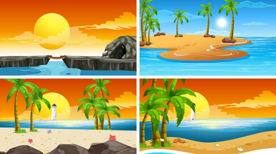Beach Royalty Free Vector Image - VectorStock