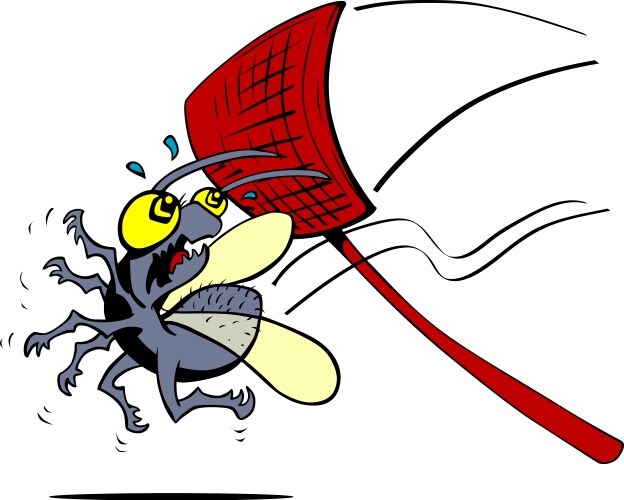 Green fly Royalty Free Vector Image - VectorStock