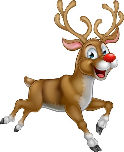 Cartoon christmas santa claus sled Royalty Free Vector Image