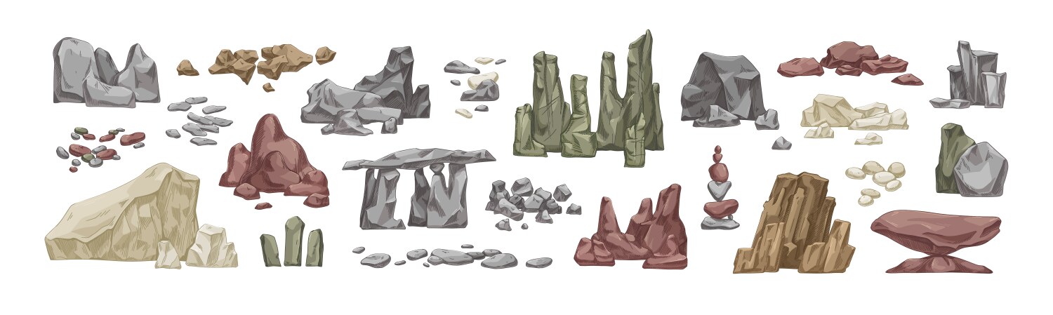 Rock Pile Vector Images (over 4,800)