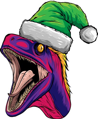 Velociraptor head Royalty Free Vector Image - VectorStock