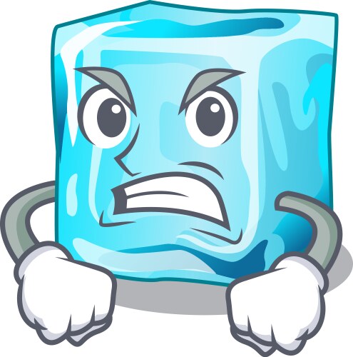 An ice cube Royalty Free Vector Image - VectorStock