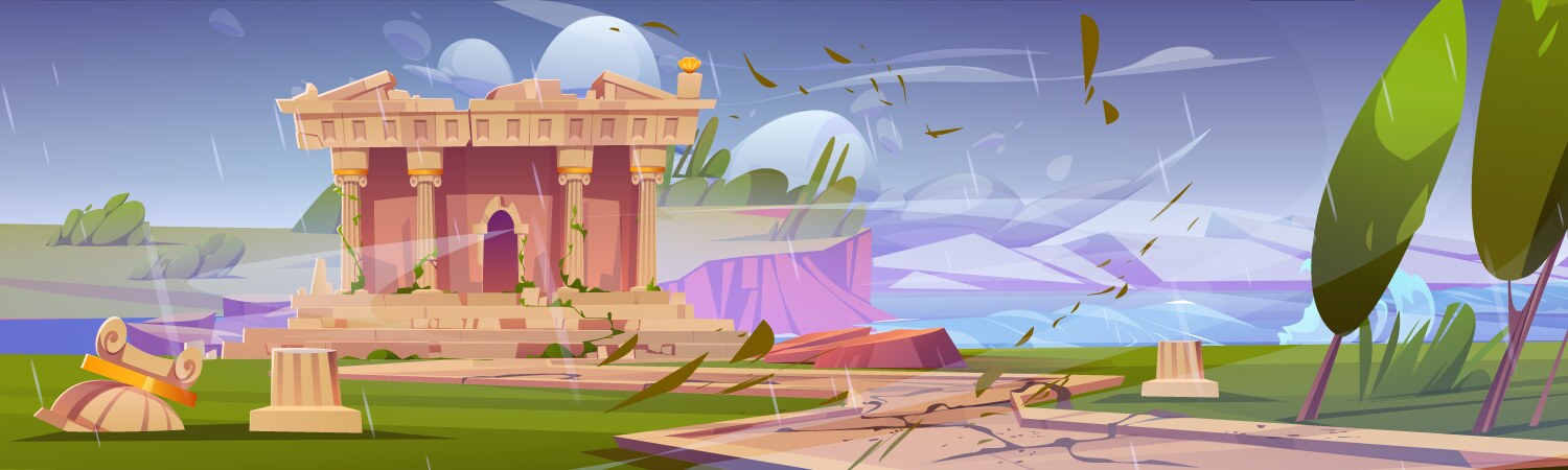 Temple Cartoon Vector Images (over 8,700)