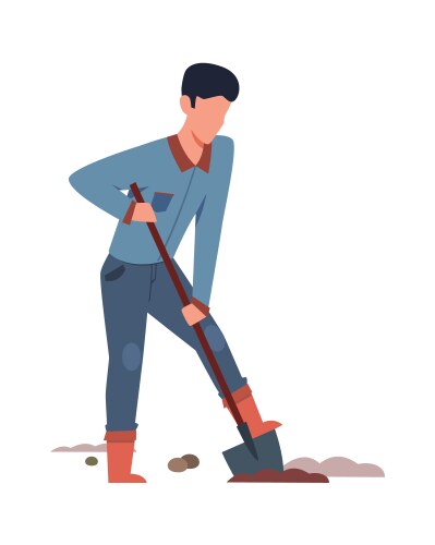 Cartoon Digging Hole Vector Images (over 670)