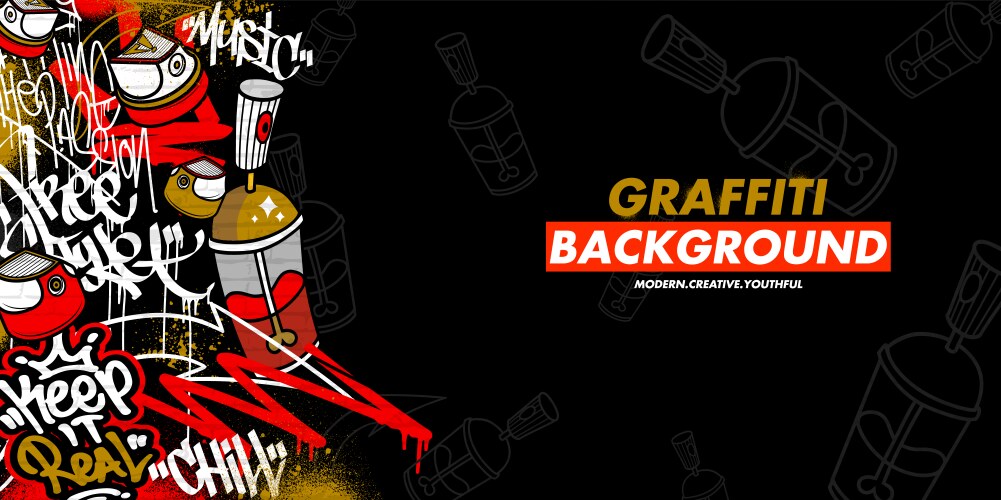 Graffiti background Royalty Free Vector Image - VectorStock