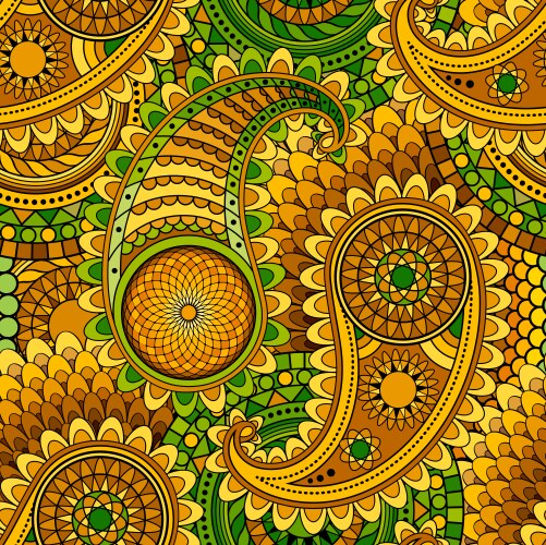 Indian pattern Royalty Free Vector Image - VectorStock