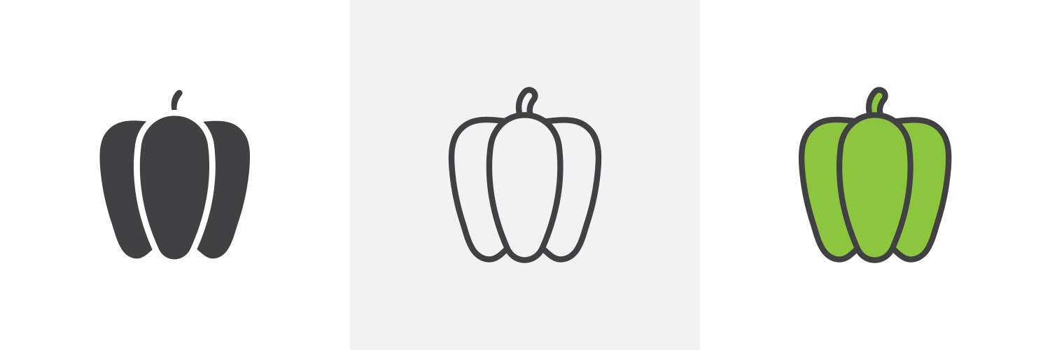 Capsicum Outline Vector Images (over 1,100)