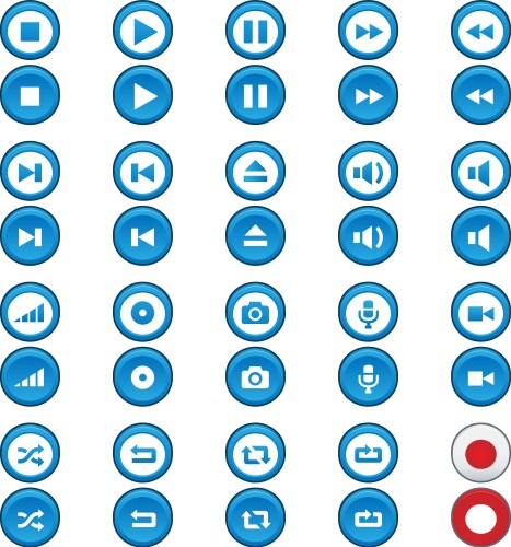 Button Sprite Vector Images (over 230)