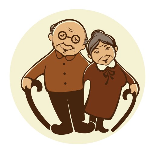 Old People Cartoon Vector Images (over 54,000)