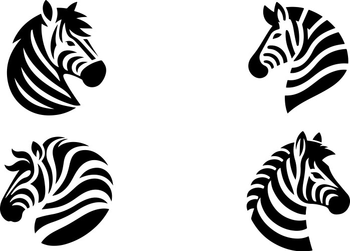 Zebra Outline Vector Images (over 3,100)