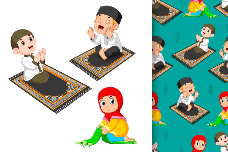 Children Praying Cartoon Vector Images (over 1,500)