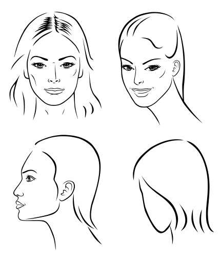 Woman Face Outline Vector Images (over 55,000)